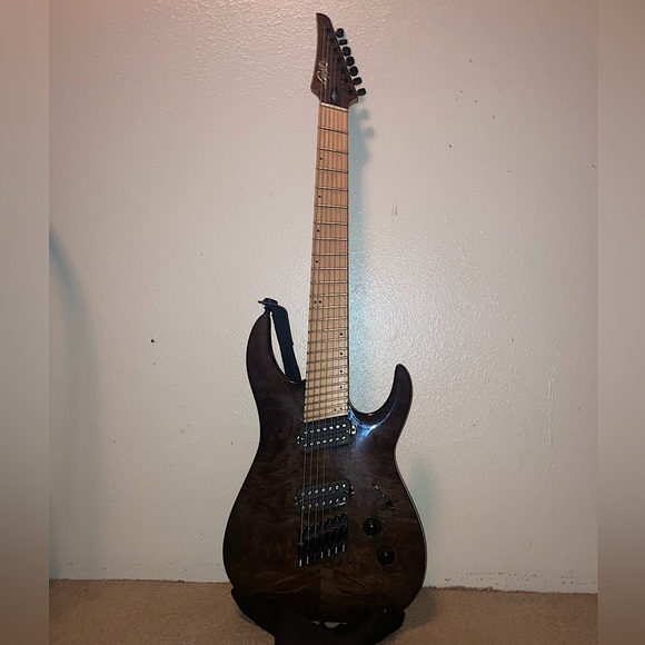 Other | Legator Ninja R 20 Multi Scale 7string Solid Charcoal Burl | Poshmark